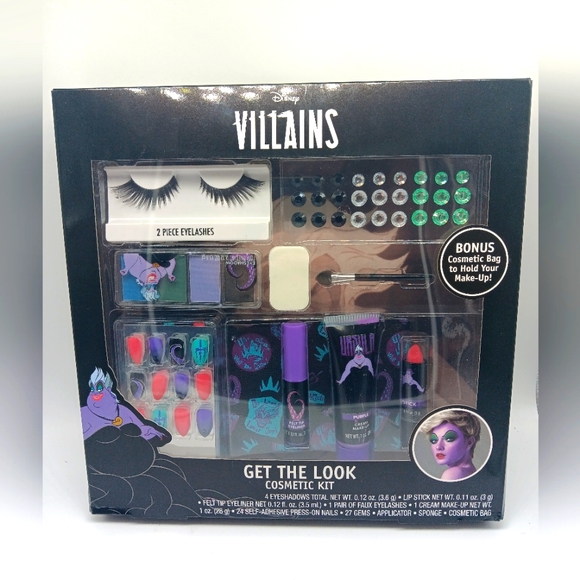 Disney | Makeup | New Disney Villains Ursula Cosmetic Bag Makeup ...